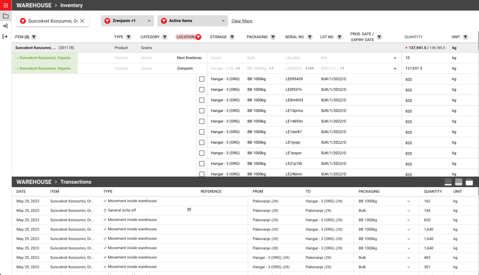 A Comprehensive Warehouse Management System